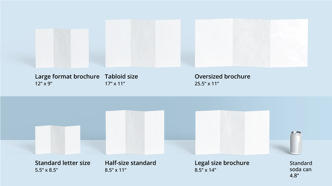 What Are The Standard Brochure Sizes? | PrintPlace